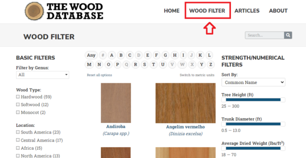 Rot-Resistant Wood Chart - Wood Dad